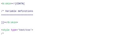 Blogger Template Variable Definitions Agus Purwantoro Notes