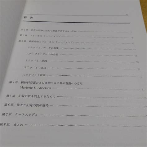 フォーカスチャーティング 患者中心の看護記録 By メルカリ