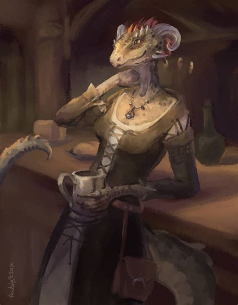 Lusty Argonian Maid By Anatoly V On Deviantart