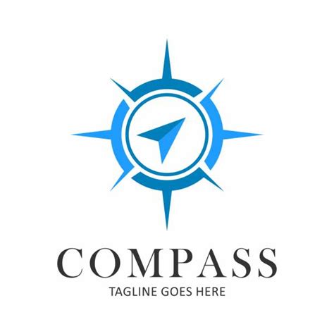 3400 Modern Compass Logo Stock Illustrations Royalty Free Vector