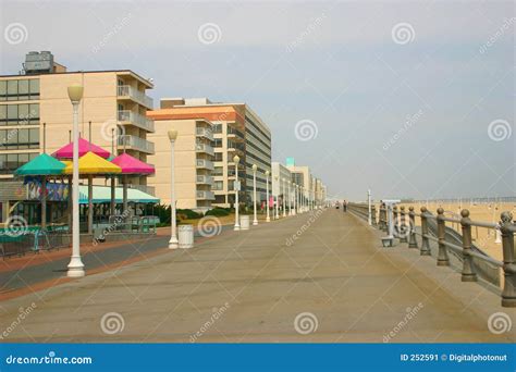 Virginia Beach Boardwalk Stock Image Image Of Vacation