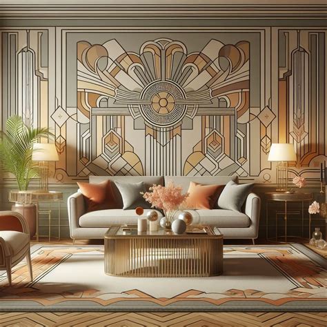 Art Deco Living Room Pinterest