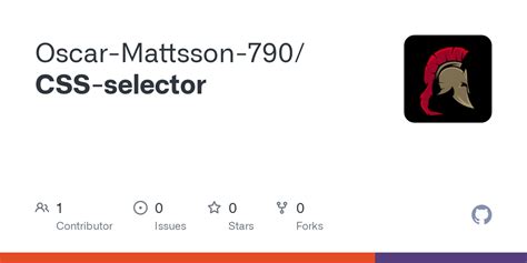 github oscar mattsson 790 css selector