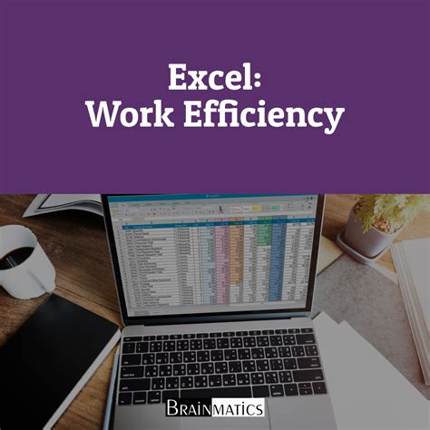 1 Hour Online Training Excel Work Efficiency Brainmatics