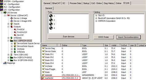 ADS Access To Device Parameters