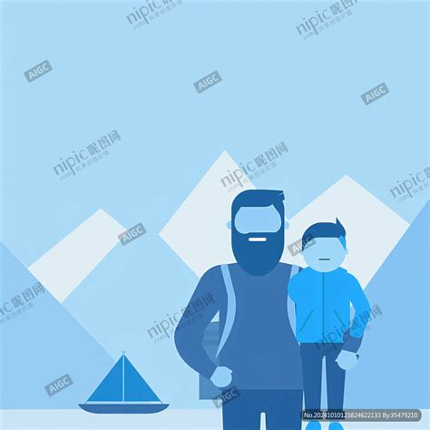 Ai创作图父亲背景父子背景 父子插画 防拐插画 男人女人小孩老人插画 冬季滑雪运动户外出行 插画男孩扁平化 参观游览人物背景 父亲节扁平插画 人物船插画 卡通儿童节父亲节亲子 扁平化人物插画