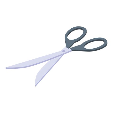 Cut Scissors Icon Isometric Style 15844760 Vector Art At Vecteezy