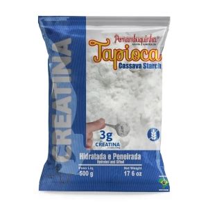 Goma Tapioca c creatina 500gr Pernambuquinha Empório Doce Vida