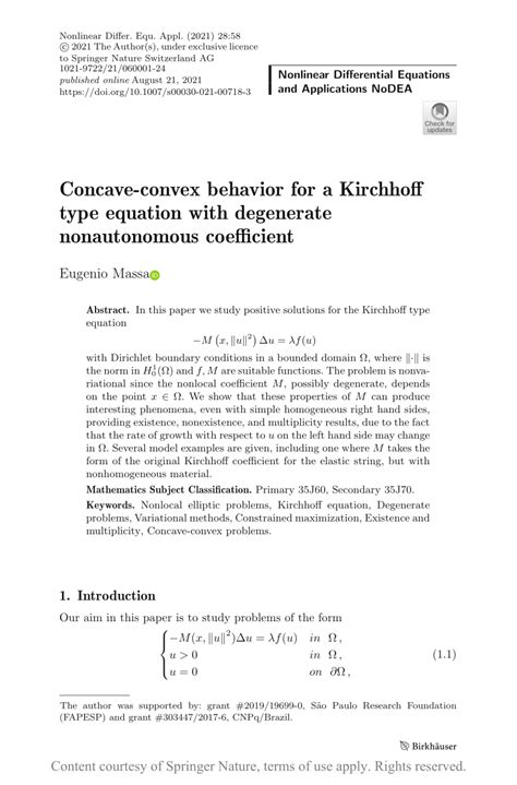 Concave Convex Behavior For A Kirchhoff Type Equation With Degenerate