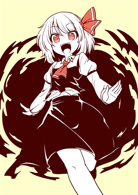 Safebooru 1girl Absurdres Ascot Bangs Darkness From Below Hair Ribbon