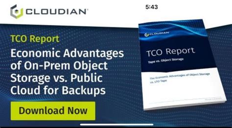 Cloudian Inc On Linkedin Objectstorage Publiccloud Backups S3 Tco