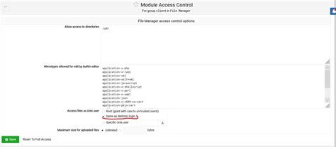 File Manager Cannot Access By Others User Issue 1522 Webmin Webmin