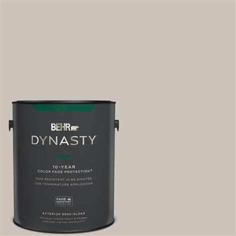 Behr Dynasty 1 Gal N200 2 Doeskin Gray Semi Gloss Exterior Stain