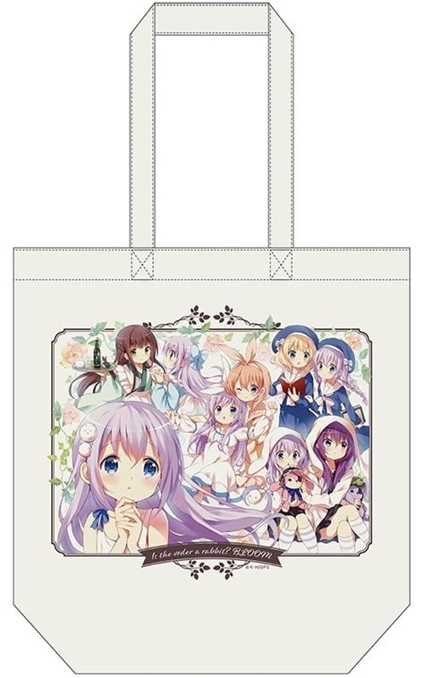 駿河屋 新品 ココア＆チノ＆リゼ＆千夜＆シャロ トートバッグ 「ご注文はうさぎですか Bloom」（バック・袋類）