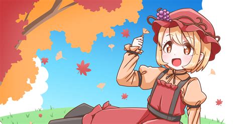 東方 秋なので穣子ちゃん描いた！ ながくまろこのイラスト Pixiv