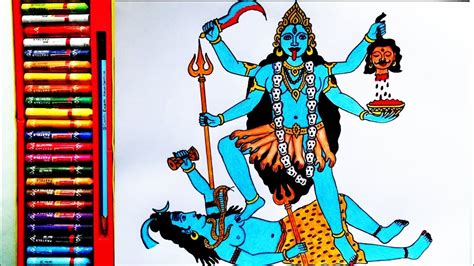 Maa Kali Drawing Very Easy Diwali Special Drawing Maa
