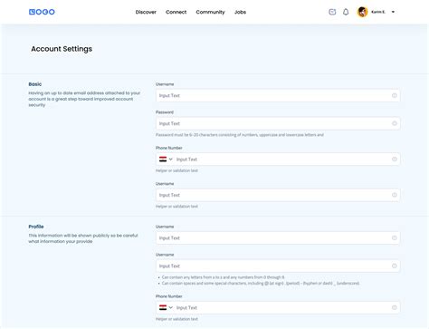 Input Field Component Library Behance