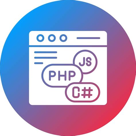 Premium Vector Coding Language Icon Vector Image Can Be Used For