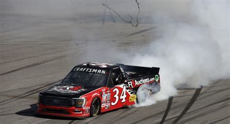 Three Wide Move Propels Brett Moffitt To NASCAR CRAFTSMAN Truck Series