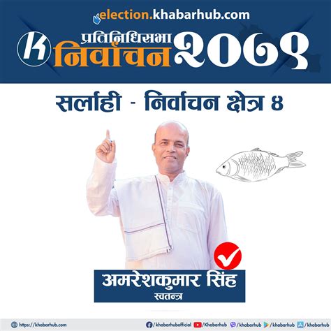 सर्लाही ४ मा स्वतन्त्र उम्मेदवार अमरेशकुमार सिंह विजयी Khabarhub