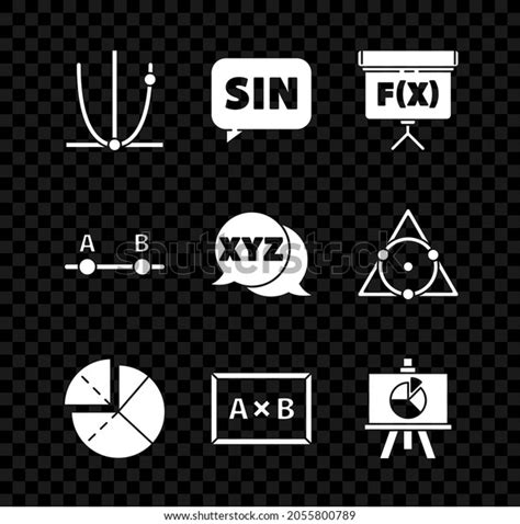 Set Graph Schedule Chart Diagram Mathematics Stock Vector Royalty Free 2055800789 Shutterstock