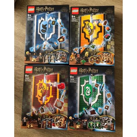 樂高 Lego 76409 76410 76411 76412 哈利波特學院院旗 樂高哈利波特 樂高積木 正版 蝦皮購物