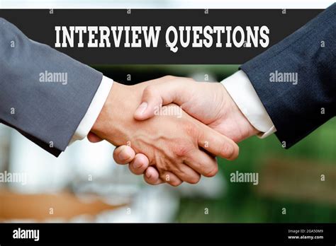 Text Caption Presenting Interview Questions Business Showcase Typical