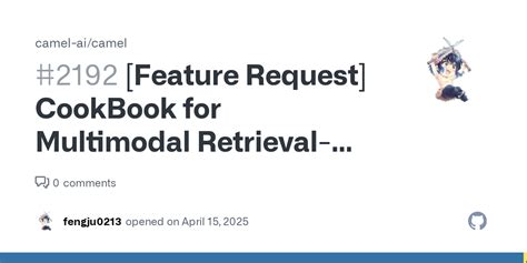 Feature Request Cookbook For Multimodal Retrieval Augmented
