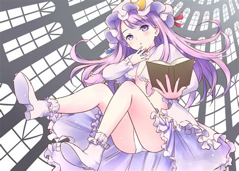 Safebooru 1girl Ass Blush Book Boots Capelet Crescent Dress From