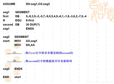 微机实验课 实验二循环程序设计微机循环程序 Csdn博客