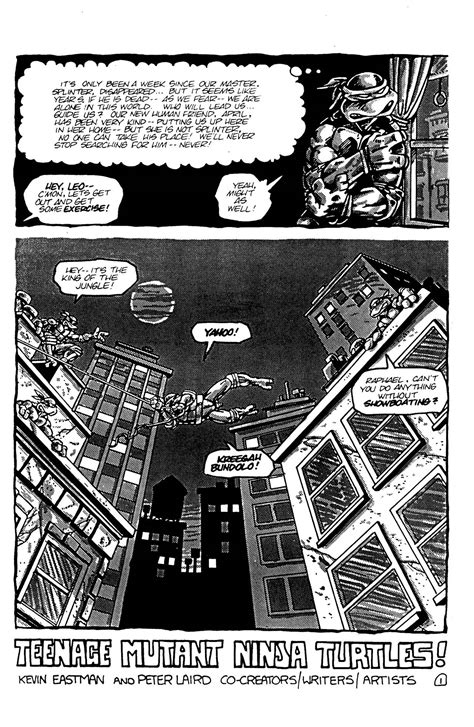 Read Online Teenage Mutant Ninja Turtles 1984 Comic Issue 4