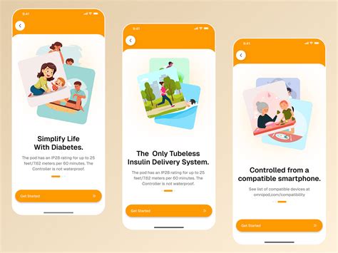 Onboarding Screen Omnipod Mobile App By Alomgir Hossen On Dribbble