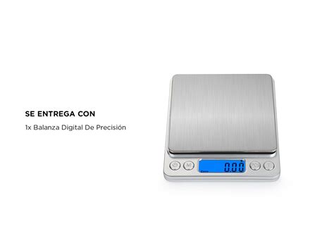 Balanza Digital De Precisión Gadnic De 001 Grs A 500 Grs Con Luz Gadnic