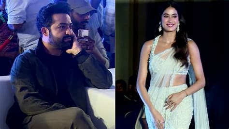 Jr Ntr And Janhvi Kapoor Visuals Devara Tamil Press Meet Ms Talkies