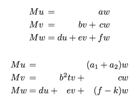 Align Problems Aligning Parts Of Equations Into Columns Tex Latex