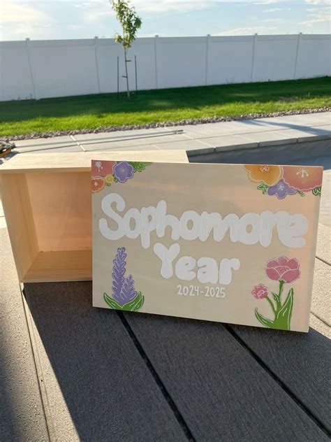 Sophomore Memory Box In 2025 Highschool Memory Box Ideas School