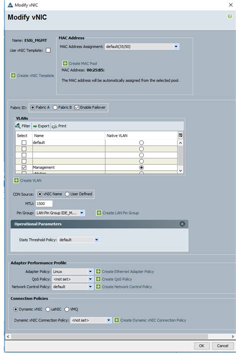 UCS VIC 1225 VNIC Ethernet Speed Limit Page 2 Cisco Community