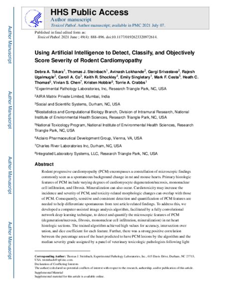 Pdf Using Artificial Intelligence To Detect Classify And Objectively Score Severity Of