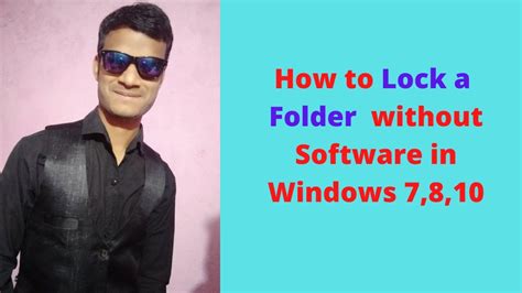 how to lock folder in laptop computer folder ko lock kaise kare it
