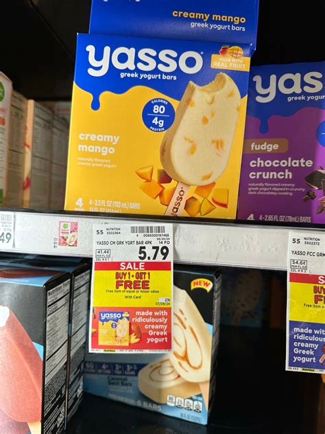 Yasso Frozen Desserts Are B1g1 Free At Kroger Kroger Krazy