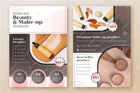 손으로 그린 제품 카탈로그 템플릿 무료 벡터