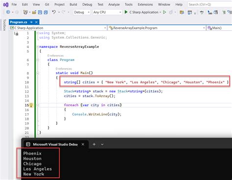 How To Reverse An Array In C Methods AspDotnetHelp