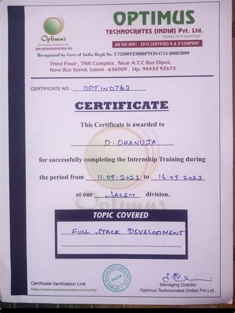 Dhanuja D On Linkedin Looking Forward To Applying The Knowledge And