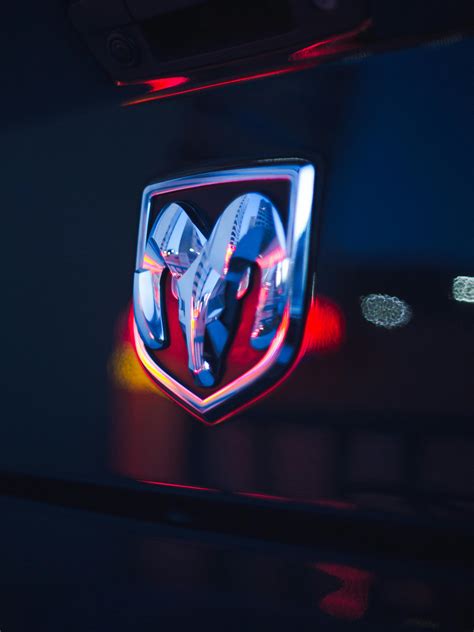 Close-Up Photo of Dodge Emblem · Free Stock Photo