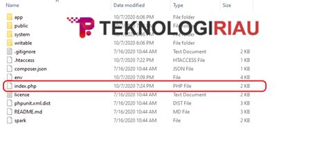 Cara Menghilangkan Public Codeigniter 4 Teknologi Riau