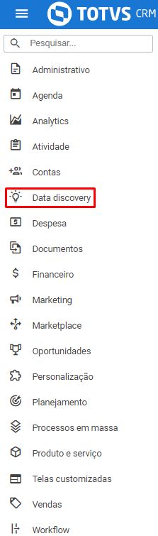 Cross Segmentos CRM Gestão de Clientes Data Discovery Desvincular