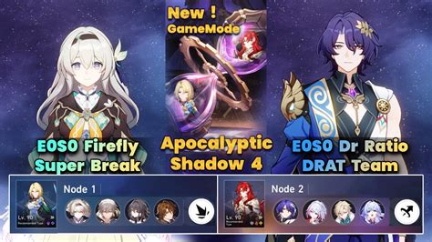 New Apocalyptic Shadow E0s0 Firefly Super Break And E0s0 Dr Ratio Drat