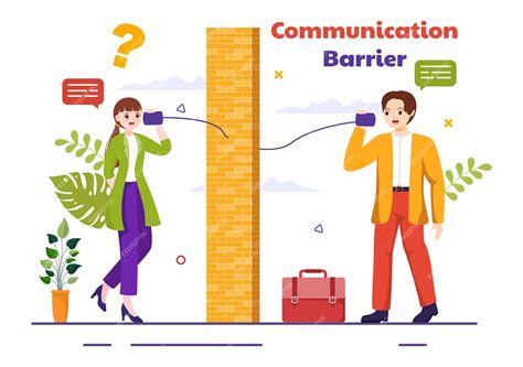 Premium Vector Communication Barrier Illustration With Bad