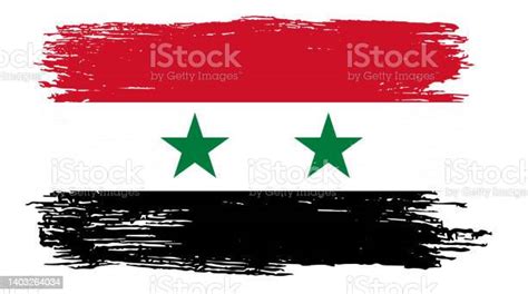 Pngの背景にテクスチャが施されたブラシペイント付きのシリアの旗 シリア国旗のベクターアート素材や画像を多数ご用意 シリア国旗