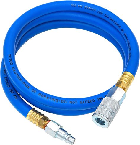 YOTOO Hybrid Lead In Air Hose 1 2 Inch By 6 Feet 300 PSI Heavy Duty